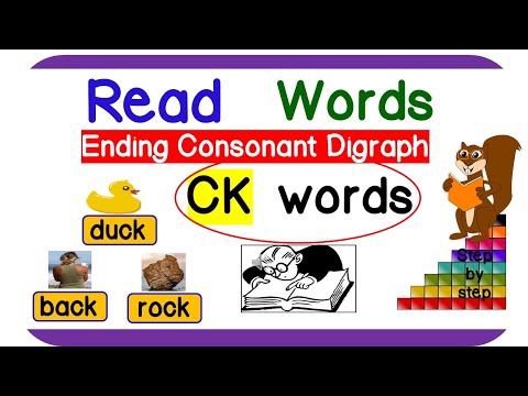 CK Digraph Sound | CK Song and Practice | Ending Consonant Blend