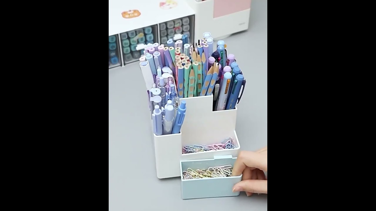 Deli Rotate Pen Storage Box