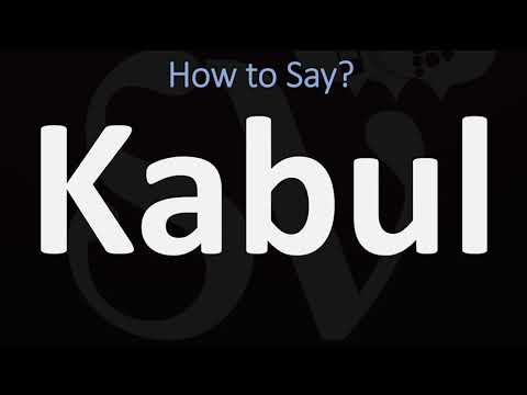 How to Pronounce Kabul? (CORRECTLY)