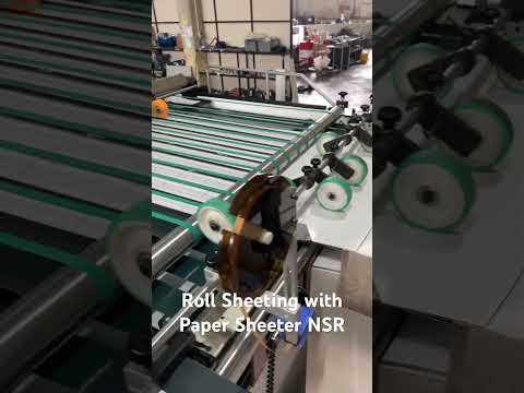 Paper Sheeter Machine NSR Series #machine #packaging #sheeter #converting