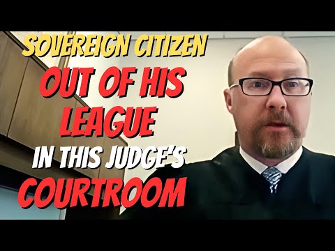 Sovereign Citizen Out Of His LEAGUE Against NO NONSENSE Judge