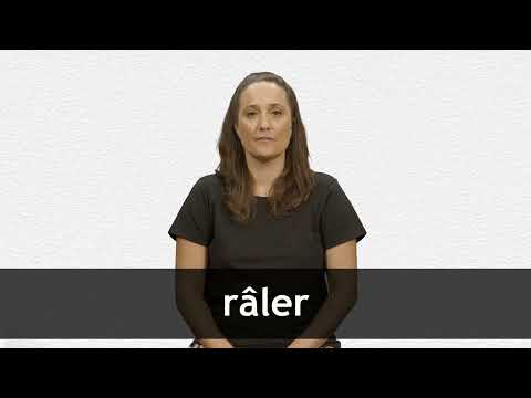 English Translation of “RÂLER” | Collins French-English Dictionary