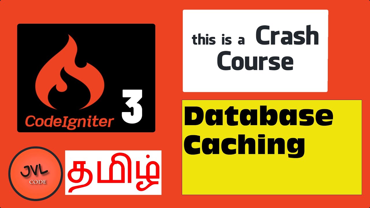 CodeIgniter 3 in Tamil - 46 - How to make Database caching