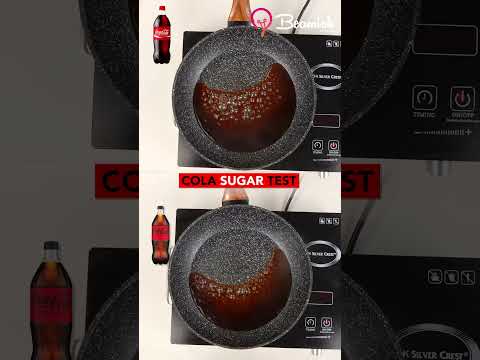 Cola Sugar Test 🤔 #cola #sugar #test #easy
