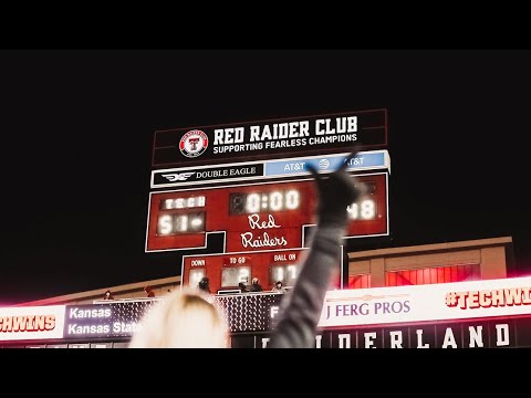 Texas Tech Football: Double Ε¦ Scoreboard Tribute | 2022
