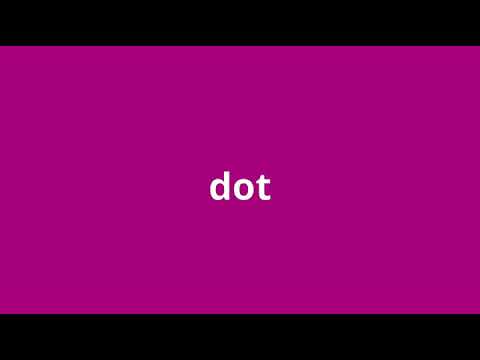 what is the meaning of dot