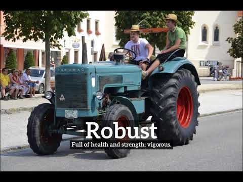What is Robust? | How Does Robust Look? | How to Say Robust in English?