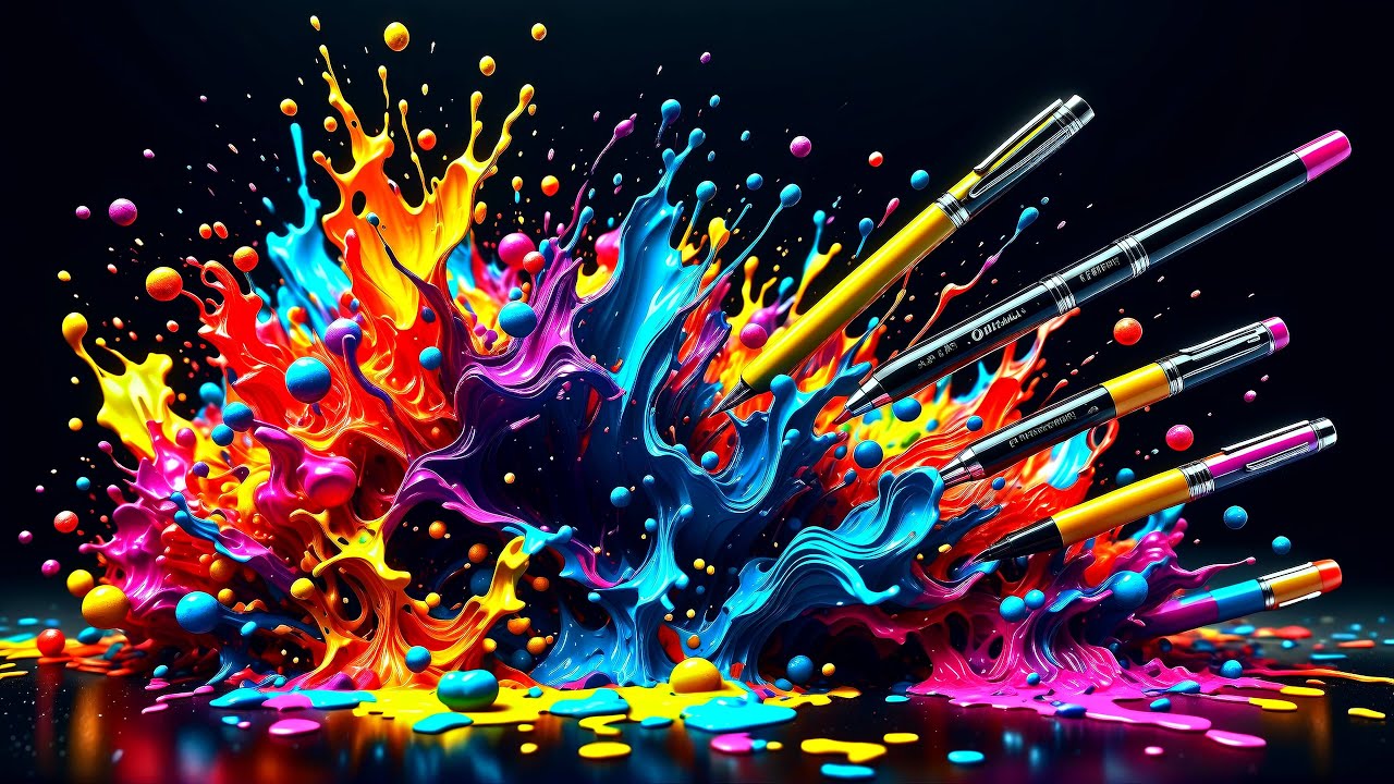 ✨ Perfect TV SCREENSAVER - 4K Abstract Liquid Background, Fluid Dynamics  Visuals (No Sound) ✨