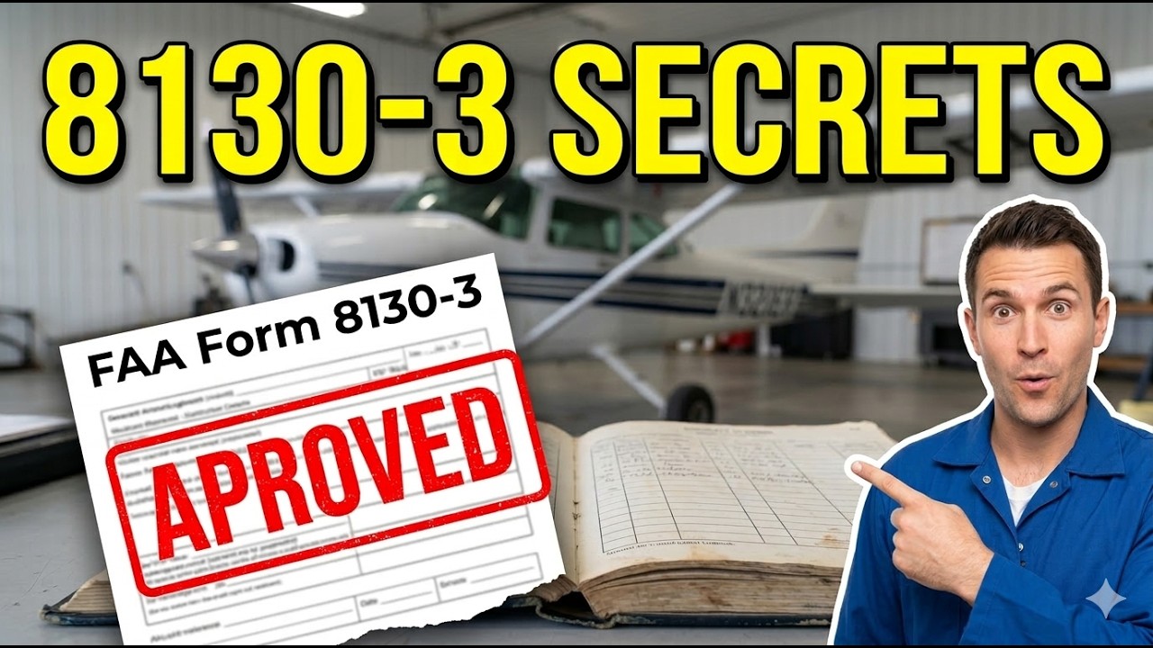 Are Your Aircraft Logbooks Legal? | FAA AC 43-9D & Form 8130-3