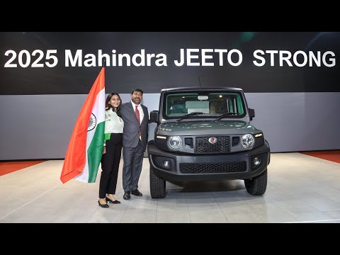 new 2025 Mahindra Jeeto Strong Launched | Mileage King of Mini Trucks!