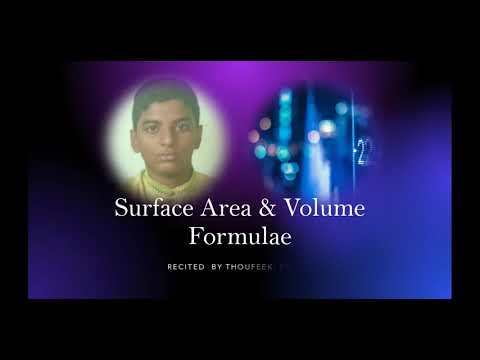 Surface area and volume formulae for class 10 – Saitech Informatics