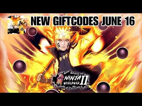 Ninja World War 2 & Latest 2 Giftcodes June 16 - New 2 Redeem Codes Ninja World War II | Naruto RPG