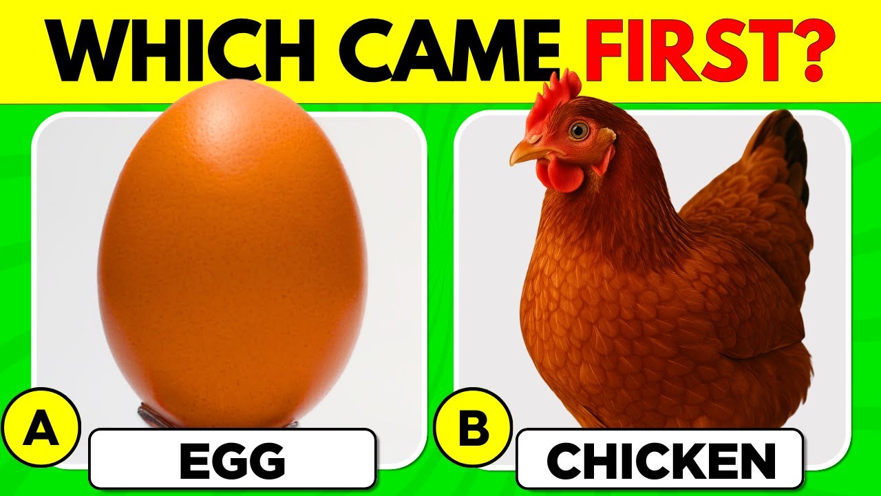 Which Came First Quiz 🥚🐔 | Fun Trivia Challenge | Test Your General Knowledge!