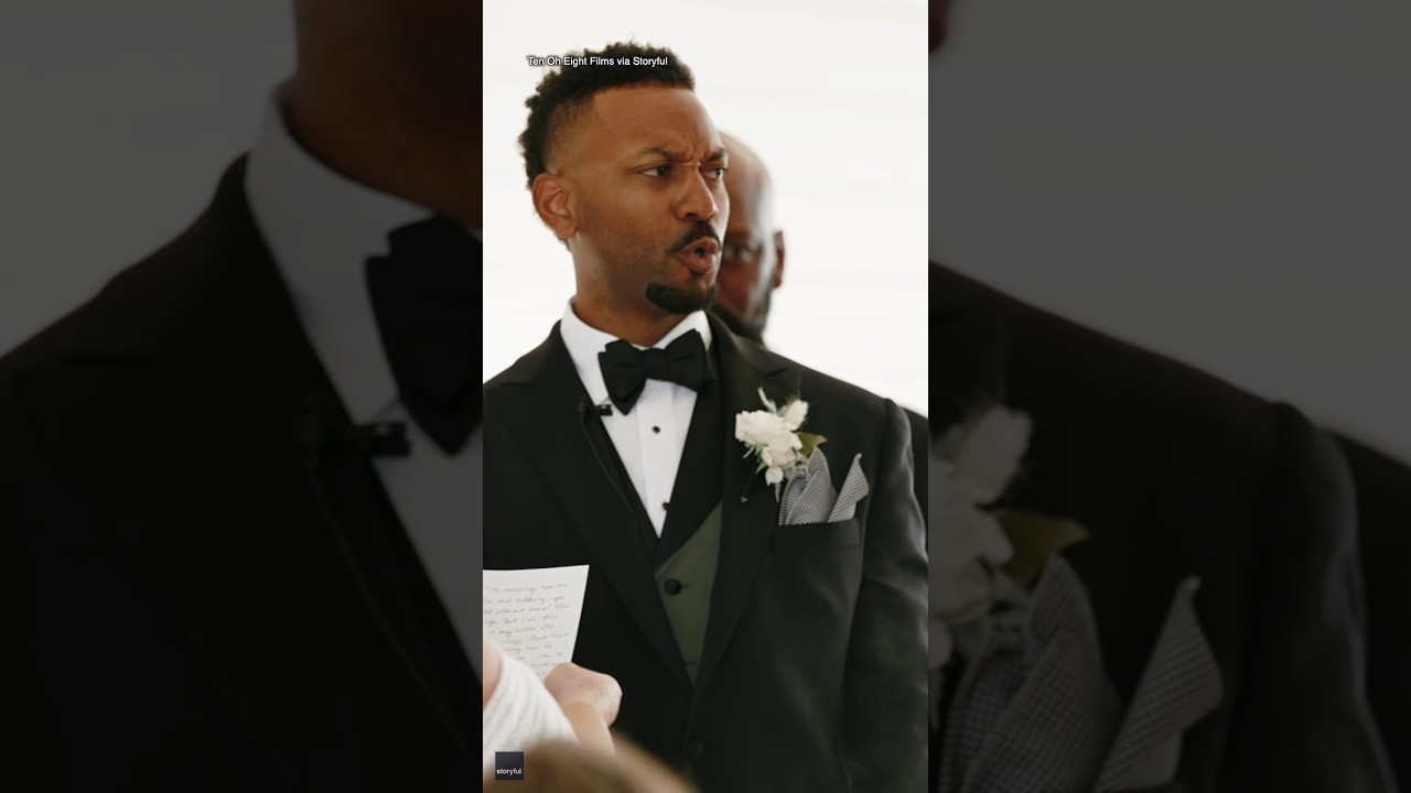 This bride made a joke during her wedding ceremony 😂