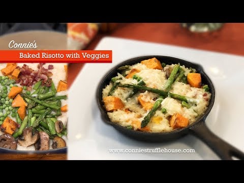 Connie's Baked Risotto with Veggies, inspired by Ina Garten!