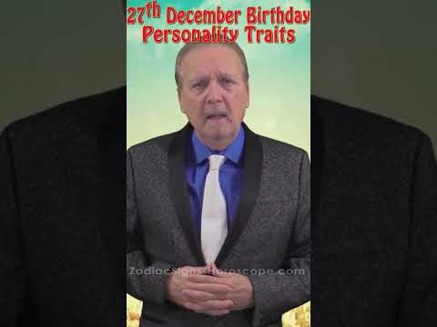 December 27 Birthday Personality Traits #capricorn #astrlogy #personality #characteristics #shorts
