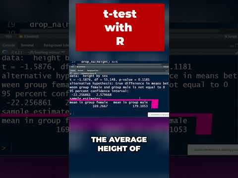 T-Tests in R