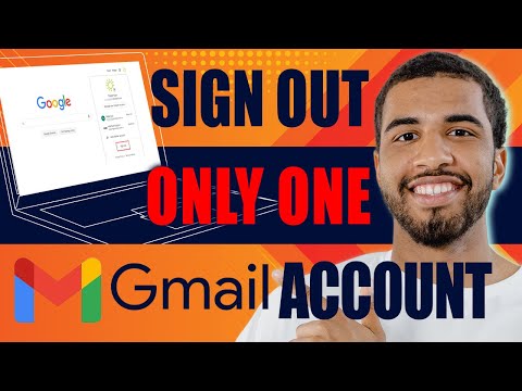 How to Sign Out of One Gmail Account When Using Multiple Accounts (PC, Laptop, 2025)
