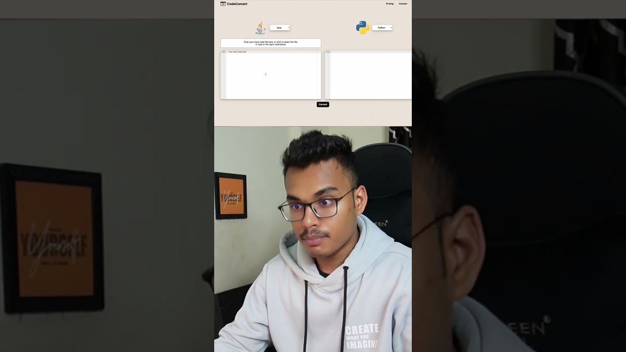 Convert language code to another language