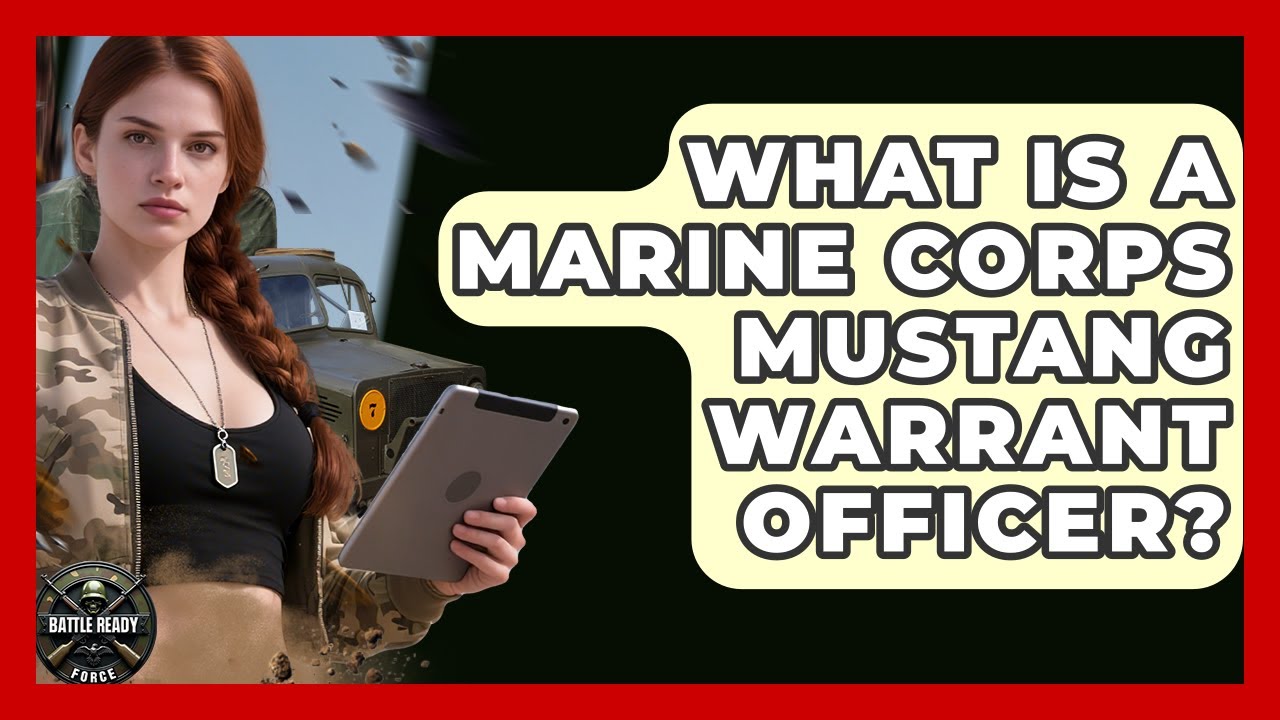 What Is A Marine Corps Mustang Warrant Officer? - Battle Ready Force