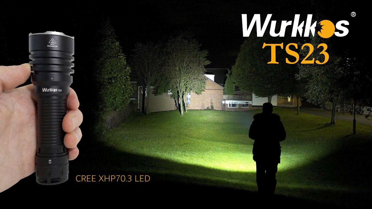 [Review] Wurkkos TS23 - 5000 lumens - 482m - Type-C charging down below ...