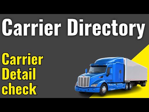 Carrier Directory | How to check Owner’s Operator Name