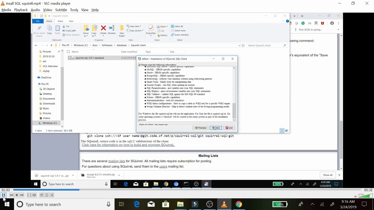 Install Squirrel SQL Client on windows 10  | Install Squirrel SQL Client