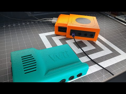 🕹️ Homebrew Wii GameCube Case・Free OBJ File for 3D printing・Cults