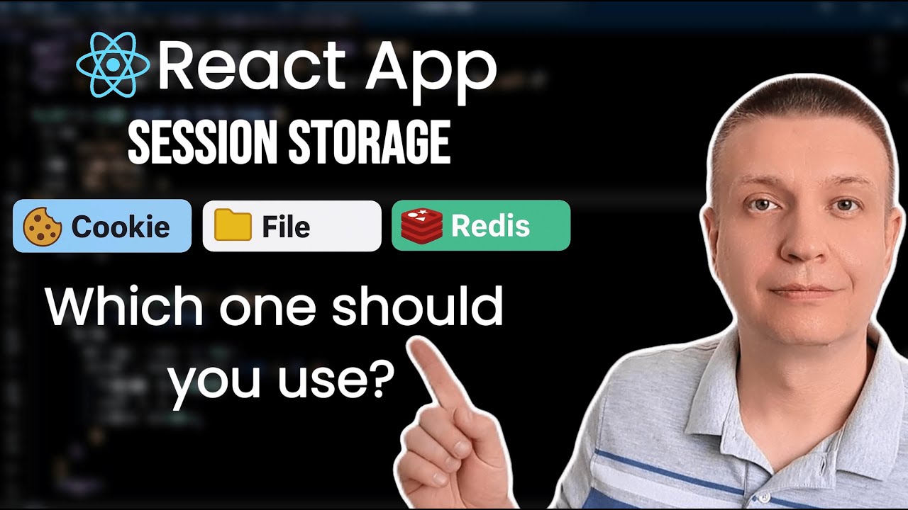 React App Session Storage Setup: Cookie, File, and Redis Options