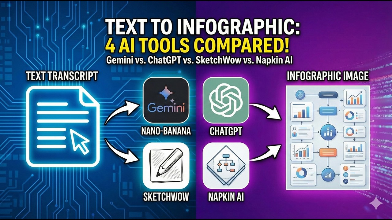 Turn Text into Infographics: 4 AI Tools Compared
