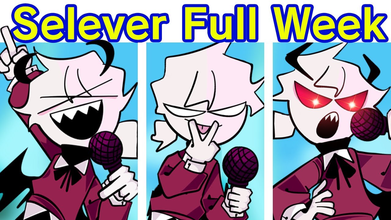 Friday Night Funkin' VS Selever's Mid-Fight Masses FULL WEEK (Sarvente's Mid-Fight Masses Cutscenes)