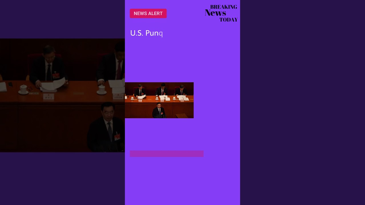U.S, Punishes 24 Chinese Officials on Eve of First Talks Under Biden - News #Shorts