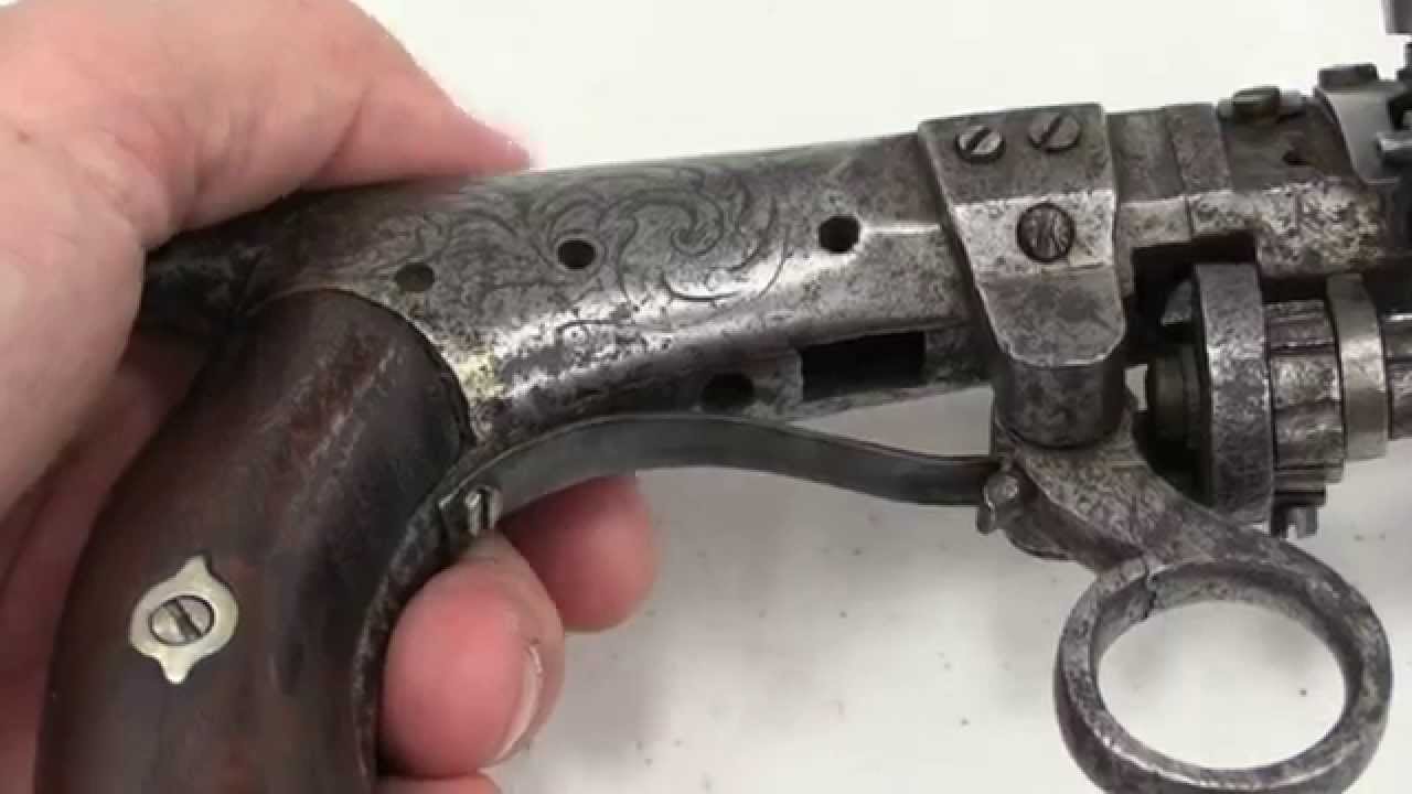 Four-Shot Superposed Ratchet Pistol