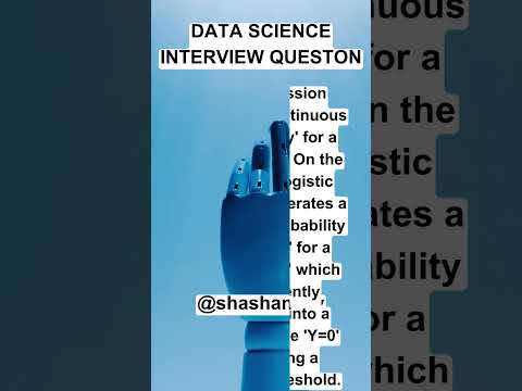Why Logistic Regression Is called as 'Regression'" | #shorts