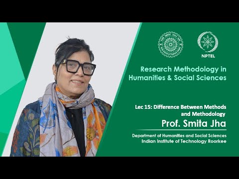Lec 15: Difference Between Methods and Methodology