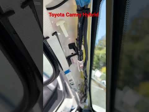 Toyota Camry Hybrid Dash Cam Install for UBER