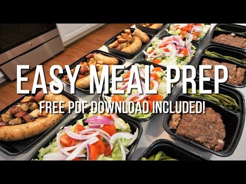 Easy Meal Prep - FREE PDF Download And Meal Plan Included!!