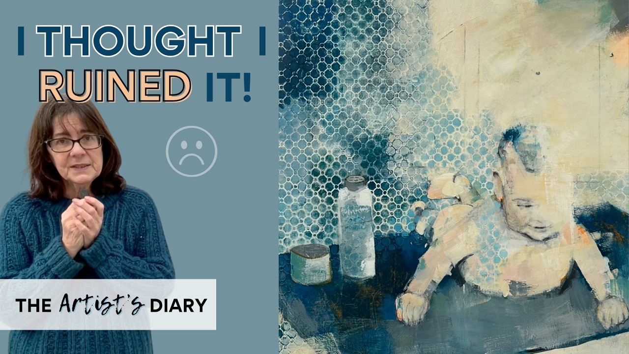 Fixing a painting mistake (and making some collages)