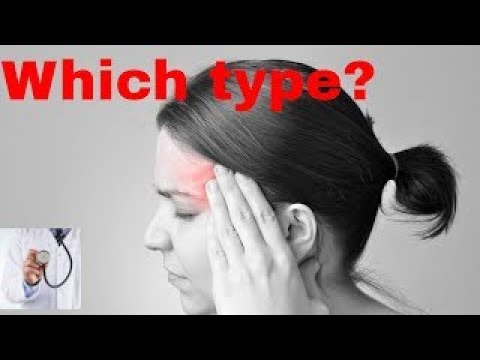 HEADACHE THAT YOU SUFFER FROM? : Migraine- Cluster -Tension- Exercise- Caffeine- Sinus Headache