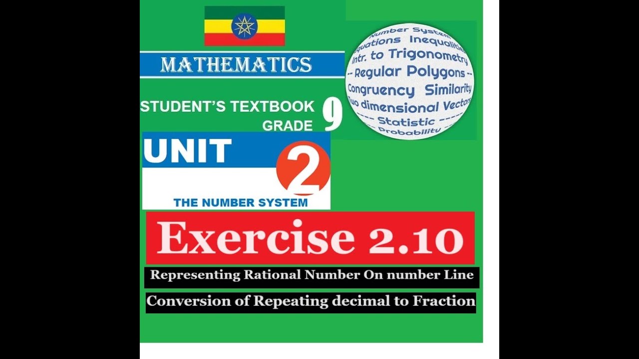 Mathematics Grade 9 Unit 2 Exercise 2.10(Conversion of Repeating decimal to Fraction)