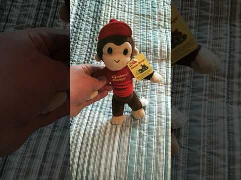 VINTAGE 2000 NANCO SLINKY PET CURIOUS GEORGE THE Monkey PLUSH RARE