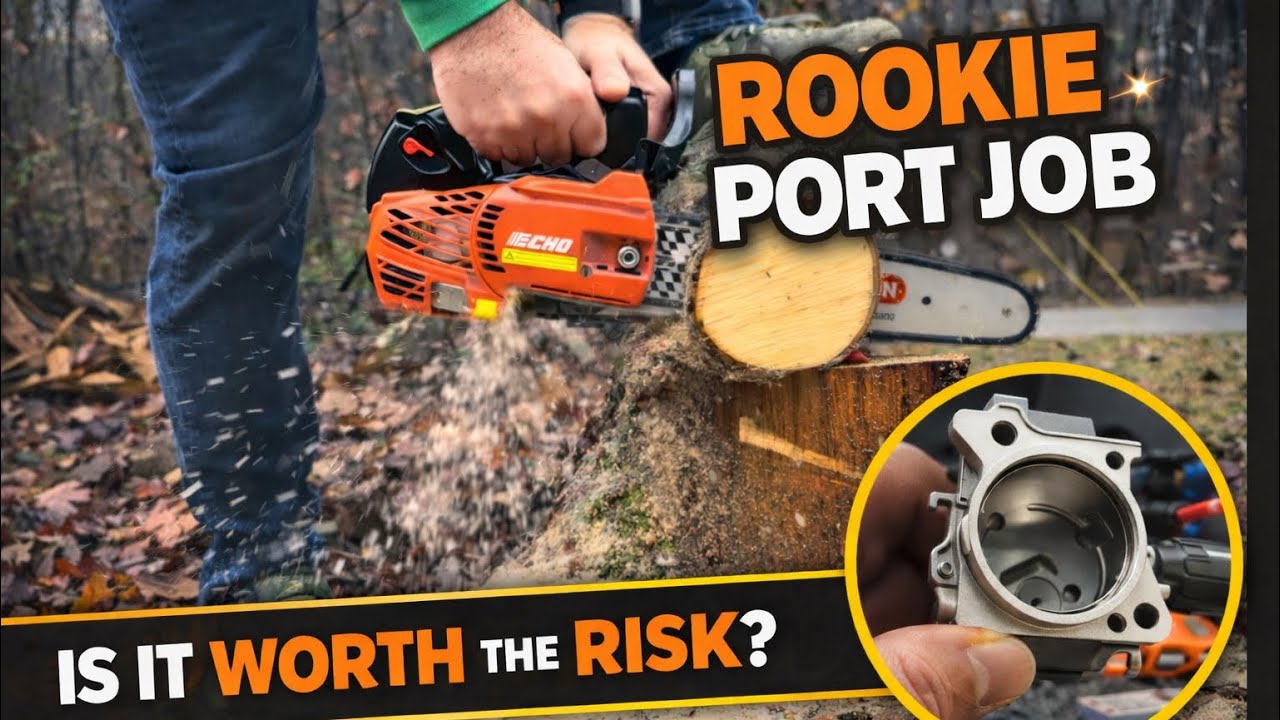 Echo 2511T My Rookie Port Job (Worth The Risk?)