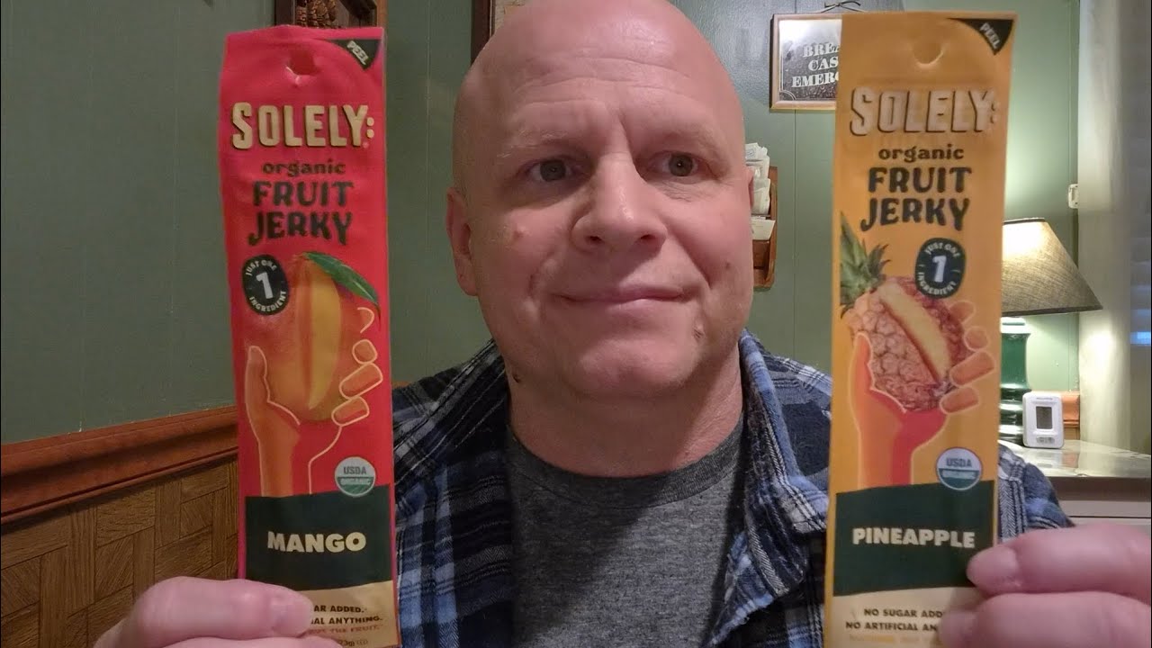 Solely Pineapple & Mango Organic Fruit Jerky Review 