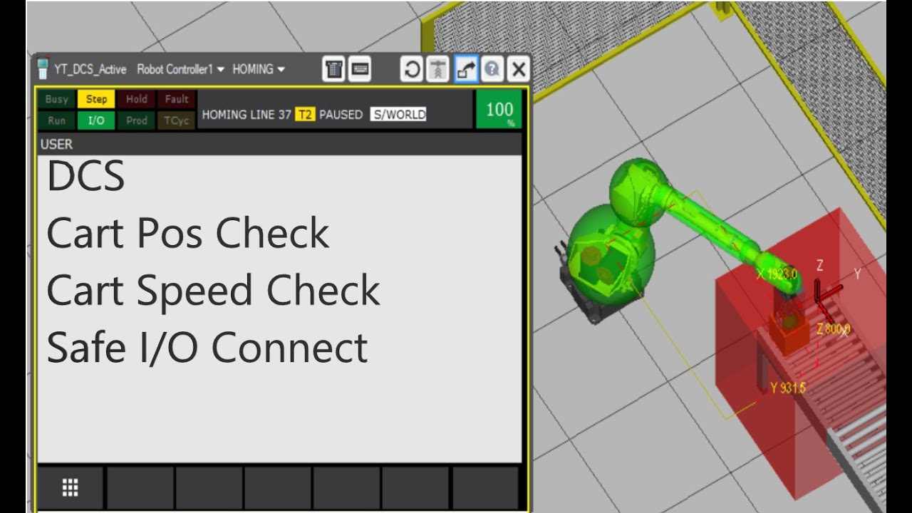 Fanuc DCS-Cartesian Position Check-Cartesian Speed Check-Safe I/O Connect