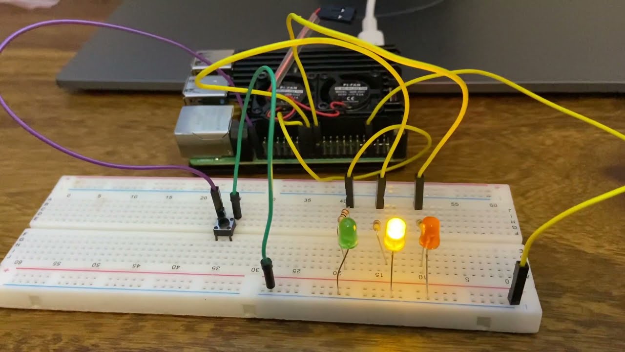 Traffic Lights (Simple LED control using Python)