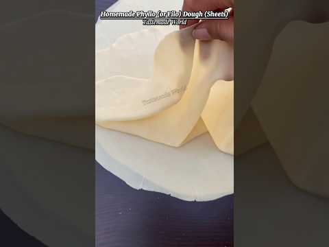 Easy Phyllo Sheets Recipe #Shorts #phyllo #filodough #food #ramadanrecipes #samosashackny