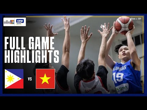 PHILIPPINES vs. VIETNAM | FULL GAME HIGHLIGHTS | FIBA U16 ASIA CUP SEABA QUALIFIERS