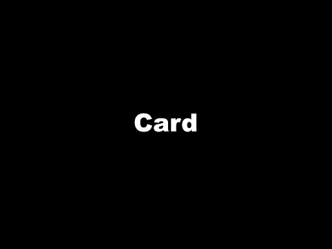 How to properly pronounce: Card