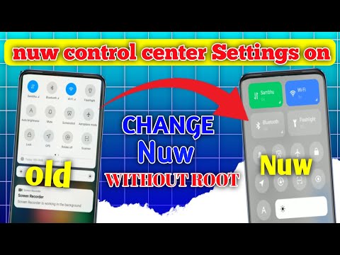 How To Change Control Center Settings HyperOS Xiaomi Redmi 13C