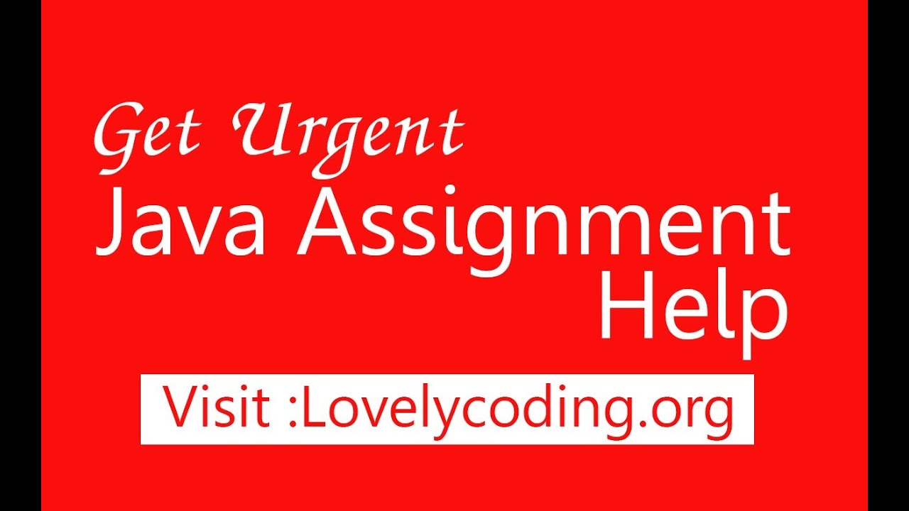 Java Assignment Help, Java Coding Help